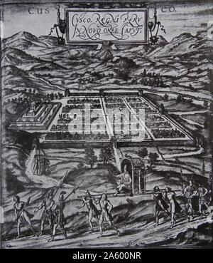 conquest of the Inca empire by Spanish conquistador Francisco Pizarro ...