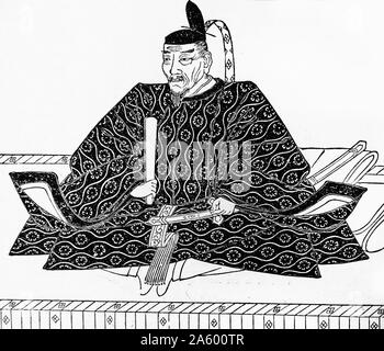 Toyotomi Hideyoshi. Portrait of the Japanese samurai and daimyō (feudal ...