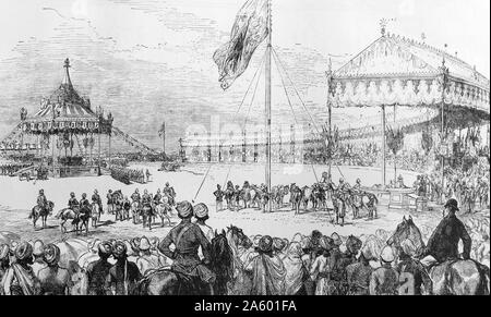 Proclamation of Queen Victoria, Empress of India (1819-1901) Queen of ...