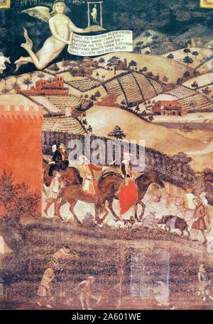 Ambrogio Lorenzetti was an Italian painter of the Sienese school ...