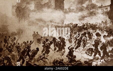 Painting depicting a scene from the Risorgimento, he political and ...
