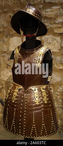 Pikeman's Armour from the Tower armoury. Dated 17th Century Stock Photo ...