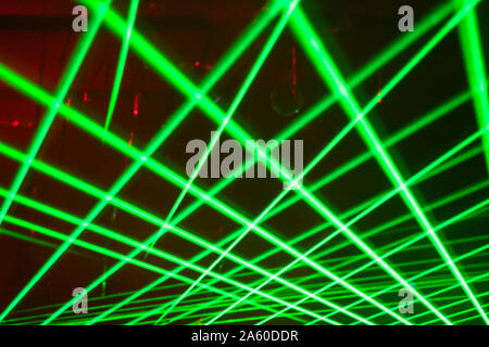 Green lasers on the party as background Stock Photo - Alamy