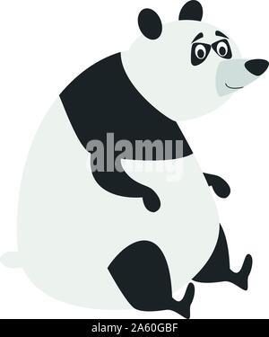 Vector illustration of panda isolated Stock Vector Image & Art - Alamy