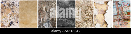 collage of different textural backgrounds Stock Photo - Alamy