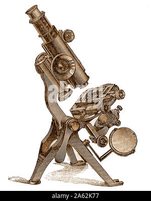 19th Century Microscope equipment -Baker's Model Histological ...