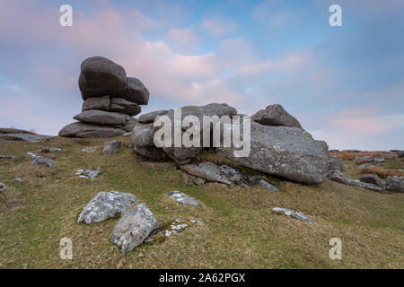 Roos Tor, Dartmoor National Park, Devon Stock Photo - Alamy