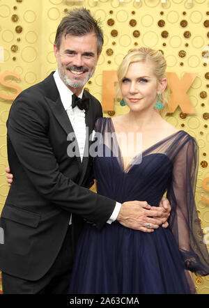LOS ANGELES - SEP 22: Graham J. Larson, Rhea Seehorn at the Primetime ...