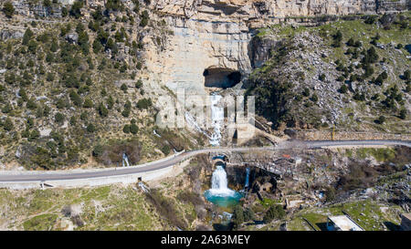 Afqa Grotto and Waterfall, Afqa, Lebanon Stock Photo - Alamy