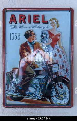 Ariel - Vintage Motorcycle Advertising Stock Photo - Alamy