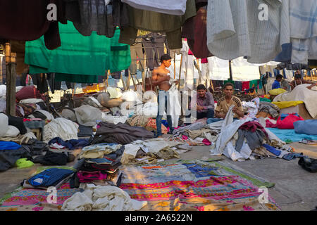 Dhobis or washermen of the Kanaujia (washermen) caste from Uttar ...