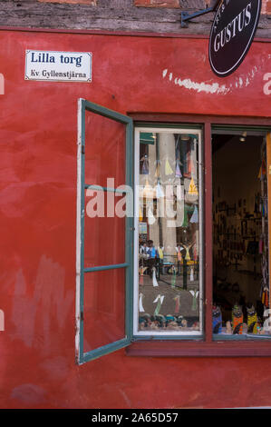 Gamla Vaster, historical district of Malmo with colorful and ...