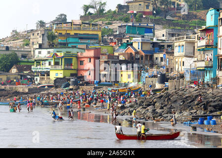 Uttan Beach houses, Bhayandar, Thane, Mumbai, Maharashtra, India, Asia ...