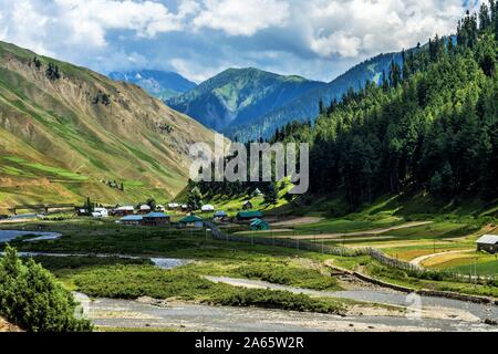 Sheikhpura village, Tulail valley, Kashmir, Union Territory, UT, India ...