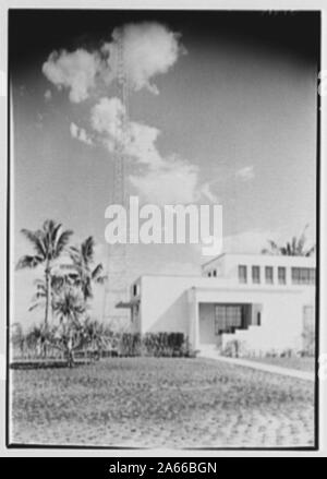 WIOD Radio transmitter building, Miami Beach, Florida Stock Photo - Alamy