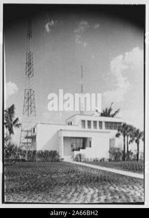 WIOD Radio transmitter building, Miami Beach, Florida Stock Photo - Alamy