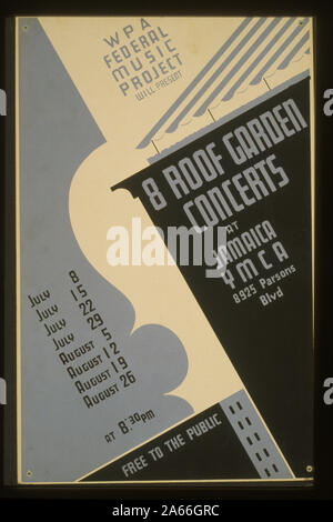 WPA Federal Music Project of New York City presents free band concerts ...