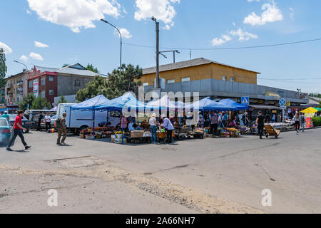Taldykorgan Kok Bazar Green Bazaar Main Shopping Daraboz-Ana Street on ...
