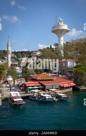 Istanbul and the Bosphorus River, leading to the Black Sea Stock Photo ...