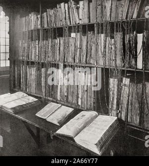 HEREFORD CHAINED LIBRARY Stock Photo - Alamy