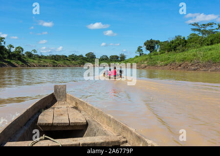 Traditional sailing boat on the Amazon River, Belem, Para, Brazil ...
