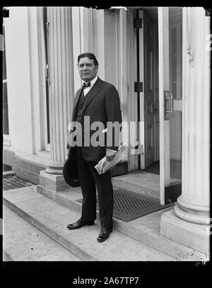 A photograph of William Borah at the White House on June 11, 1924. The ...