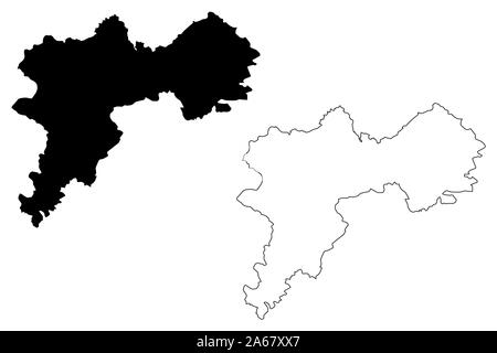 Offaly County Council (Republic of Ireland, Counties of Ireland) map ...