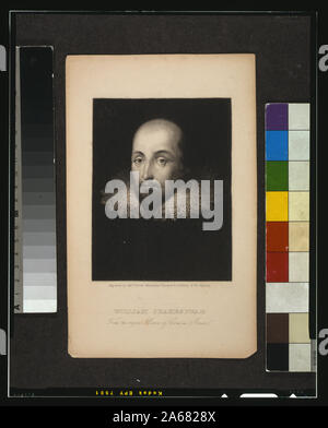 William Shakespear - from the original picture by Cornelius Jansen ...