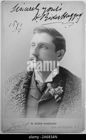 . English: Sir (Henry) Rider Haggard, Novelist. Sitter in 18 portraits ...