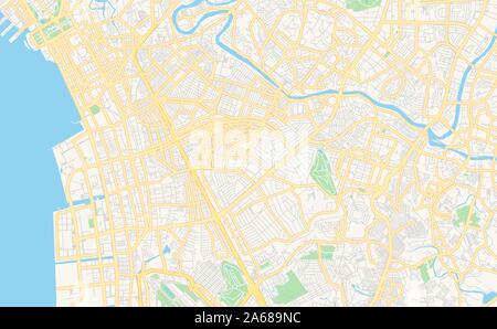 Philippines, Makati travel landmark vector illustration Stock Vector ...