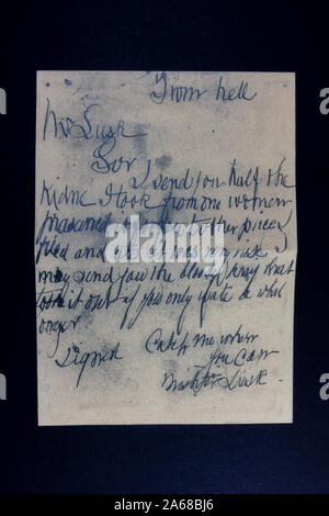 Replica memorabilia relating to Jack The Ripper: the "Jack The Ripper ...