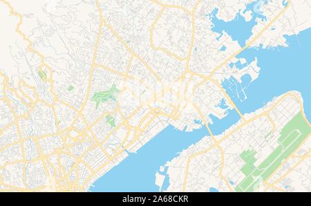 Printable street map of Cebu City, Province Cebu, Philippines. Map ...