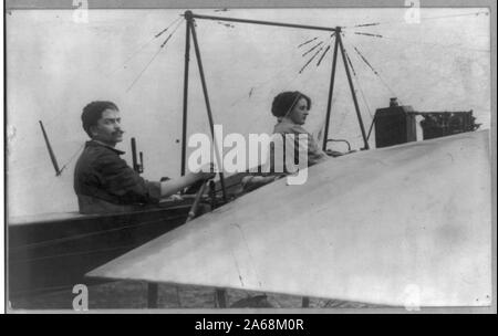Women in airplanes- Mr. & Mrs. Wagner Stock Photo - Alamy