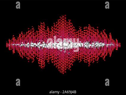 Sound waveform made of chaotic balls Stock Vector Image & Art - Alamy