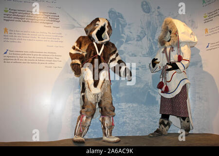 Inuit Fur Coat Stock Photo - Alamy