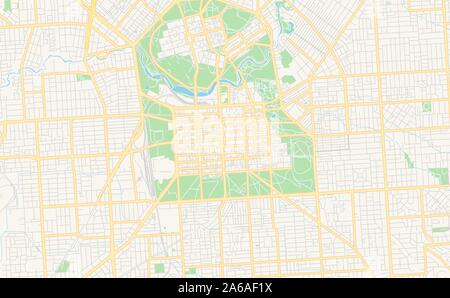Blank Street Map Template