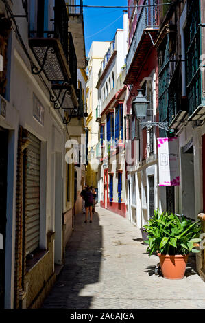 The streets of Seville Stock Photo - Alamy