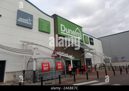Dunelm shop retail park Stock Photo - Alamy