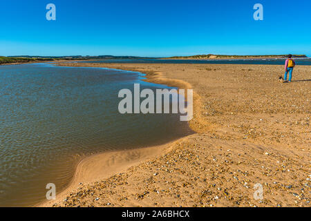 Scolt Head Island National Nature Reserve seen from Holkham beach ...