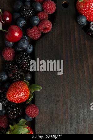 Fresh fruit borders, backgrounds Stock Photo - Alamy