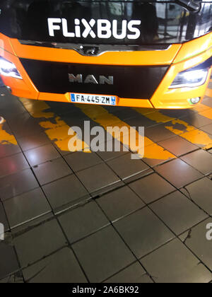 Flixbus at Perrache Bus Terminal Station, Lyon, France Stock Photo - Alamy