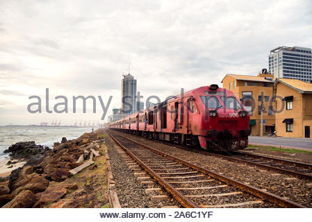 Train tracks along the ocean in California used by Amtrak's Pacific ...