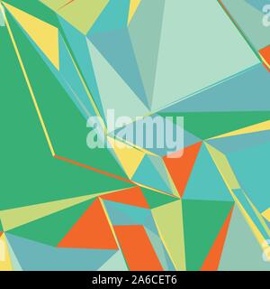 Abstract background with colorful triangles for magazines, booklets or ...