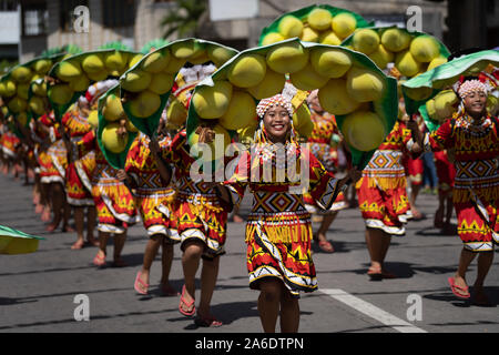 Camiguin Island,Mindanao,Philippines 26th October 2019.Dancers perform ...