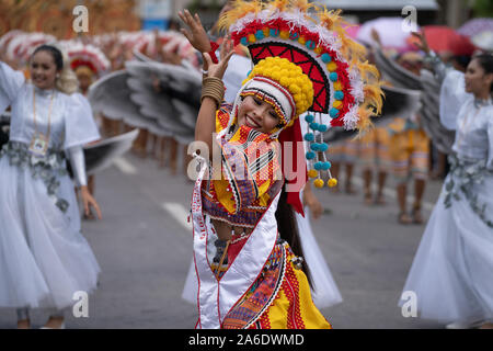Camiguin Island,Mindanao,Philippines 26th October 2019.Dancers perform ...