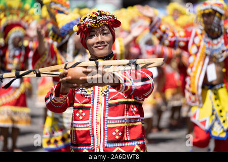 Camiguin Island,Mindanao,Philippines 26th October 2019.Dancers perform ...