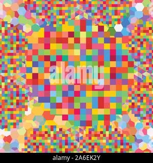 Abstract colored geometric messy random line circles pattern. Good for ...