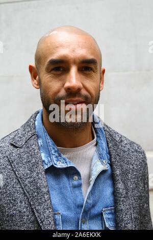 ITV weatherman Alex Beresford pictured in the City of Westminster on ...