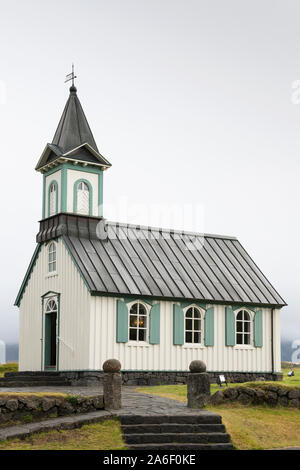 Thingvallakirkja Church, Thingvellir National Park, Iceland Stock Photo ...