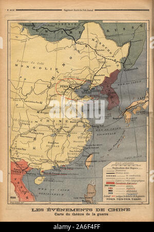 Boxer Rebellion 1900, Map of the French legation after the Boxer Stock ...